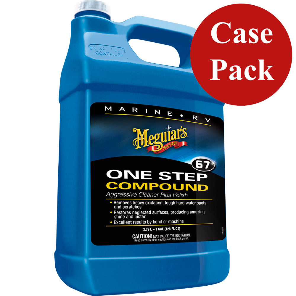 Meguiars Marine One-Step Compound - 1 Gallon *Case of 4* [M6701CASE ...