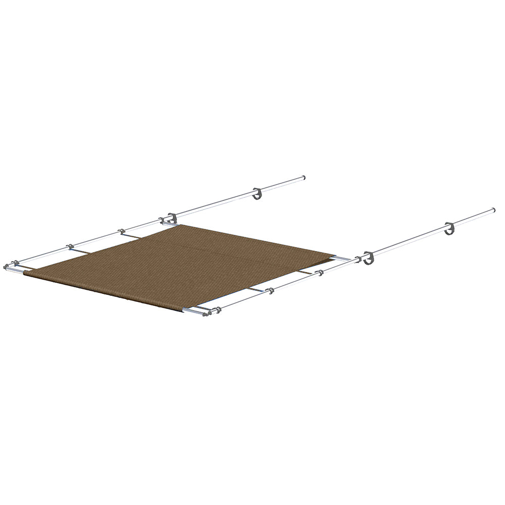 SureShade PTX Power Shade - 57" Wide - Stainless Steel - Toast [202102 ...